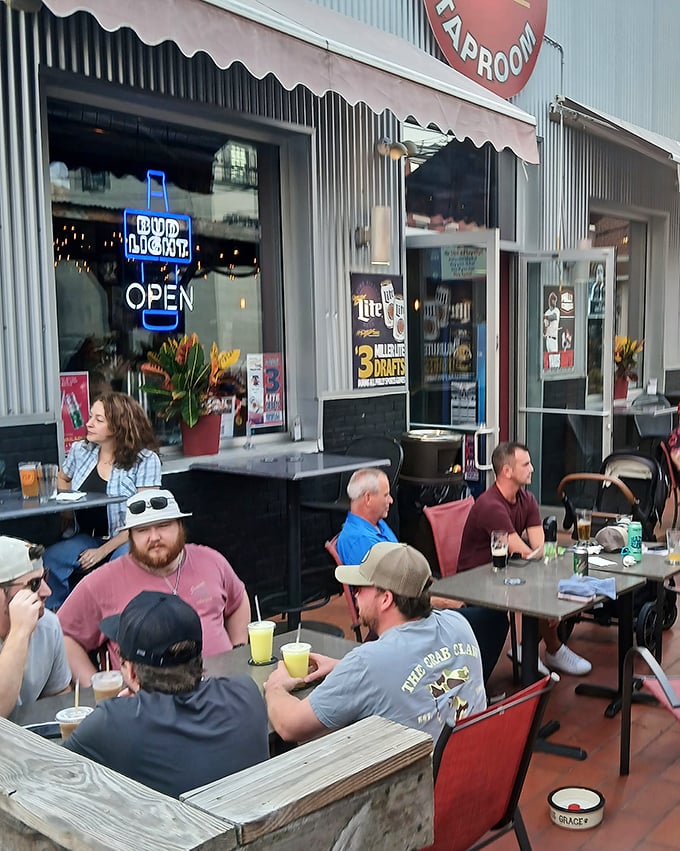 The outdoor patio fills with locals who know that the best Philadelphia experiences rarely have a line of tourists waiting outside.
