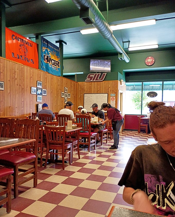 Where town meets gown: students, professors, and locals sharing space in a culinary democracy where good food is the only politics.