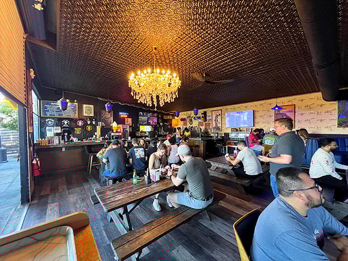 Community happens naturally when the barbecue is this good. Strangers become friends over shared appreciation of smoke rings and perfectly rendered fat.