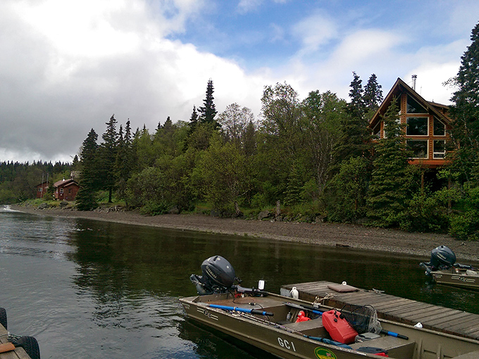 Where civilization gently touches wilderness. These cabins don't intrude on nature&mdash;they've been accepted as respectful guests at the wild's dinner table.