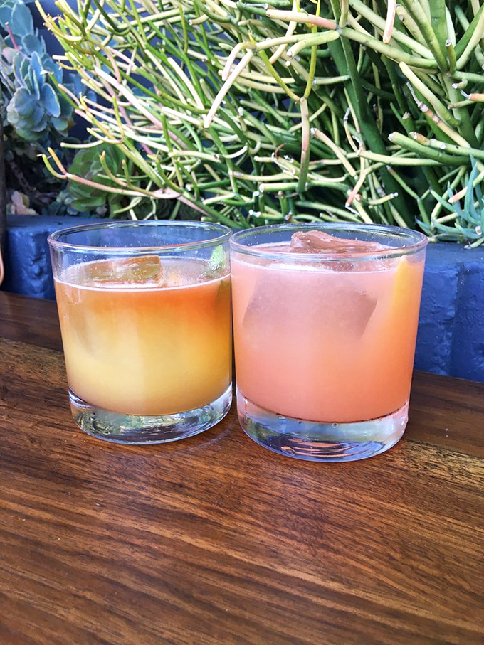 Cocktails that look like Venice Beach sunsets in glass form. One sip and you'll forget about that parking ticket waiting on your windshield.