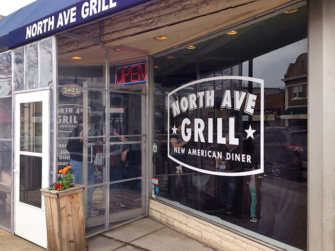 The welcoming entrance with its iconic logo promises the kind of meal that'll have you planning your return visit immediately.