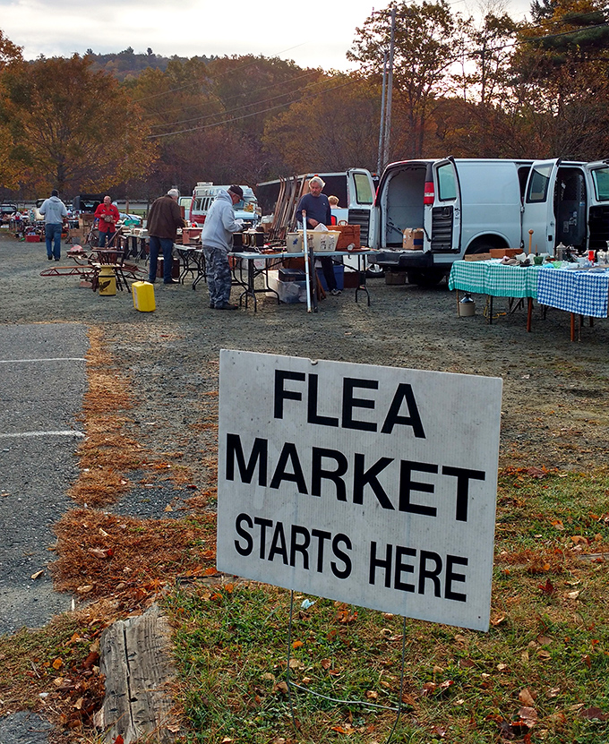 The flea market: where one person's "finally getting rid of this" becomes another's "I've been looking everywhere for this!"