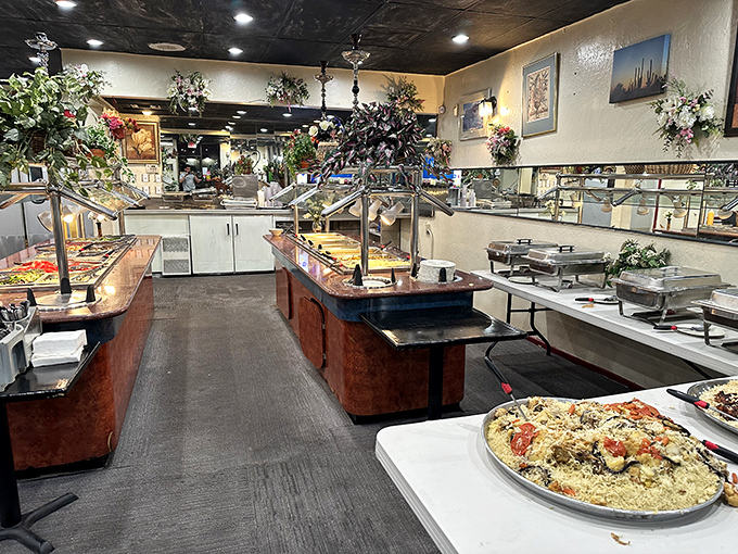 The buffet station &ndash; where indecision becomes your friend and "I'll just try a little of everything" becomes the day's most beautiful lie.