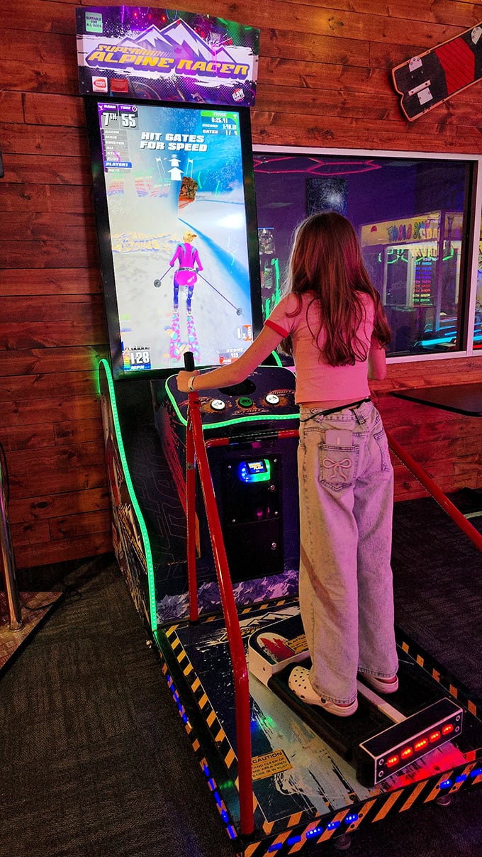 Virtual skiing without the frostbite or expensive lift tickets &ndash; all the thrill with zero chance of actual broken bones.