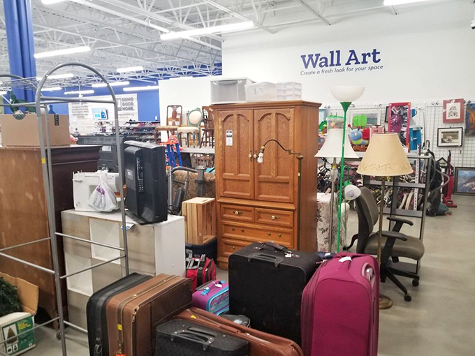 Furniture with potential. That wooden armoire might just need a little TLC to become the statement piece your living room craves.
