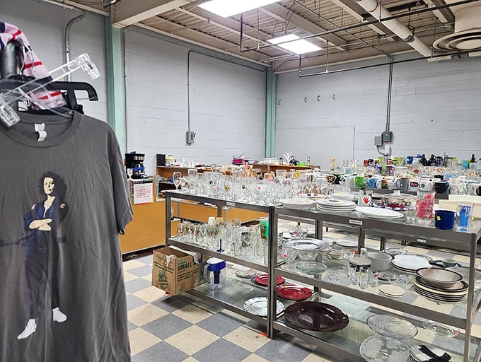 Glassware galore! From everyday tumblers to crystal that only comes out when the good news deserves proper toasting. Cheers to second chances!