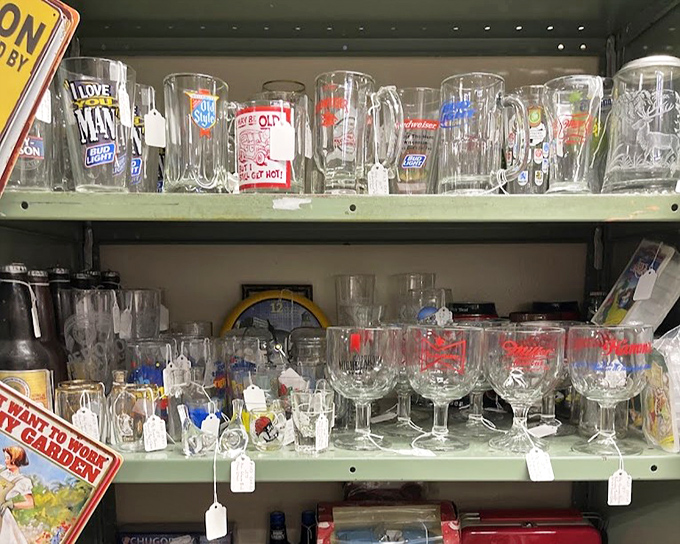 A shrine to beverage nostalgia &ndash; these glasses have seen everything from first dates to retirement parties across decades of American life.