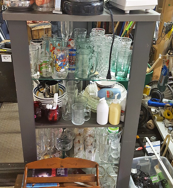 Vintage glassware tells stories of celebrations past&mdash;from cartoon character collectibles to elegant stemware waiting for their second act.