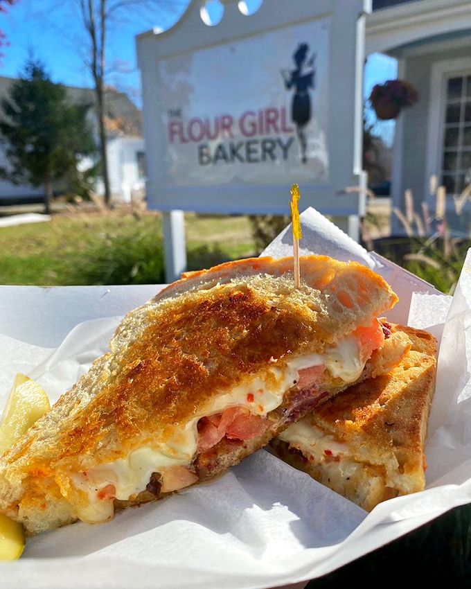 A grilled cheese so perfectly executed it makes you question every sandwich you've ever made at home at 2 AM.