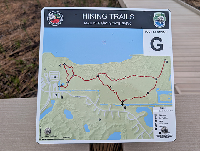You are here &ndash; the three most reassuring words for hikers everywhere. This trail map promises adventure without the getting-lost part.