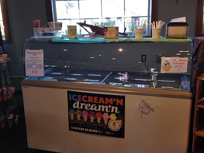 The ice cream counter stands ready&mdash;because the only thing better than pie is pie &agrave; la mode from "Ice Cream'n Dreamin'."