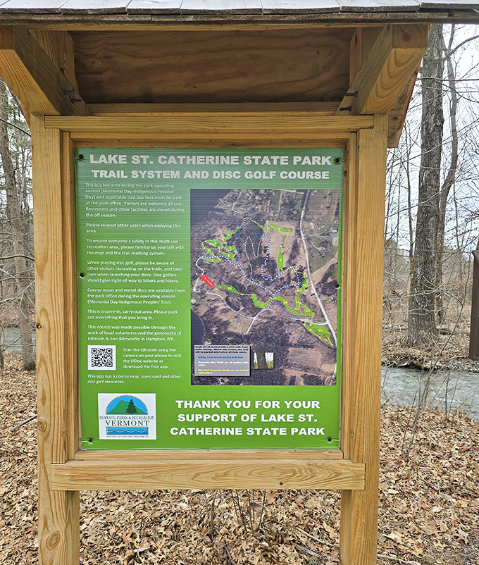 The trail system's mission control provides maps and guidance. Even Thoreau would appreciate knowing where the bathrooms are located.