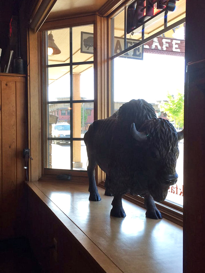 Buffalo-themed art that reminds you exactly where you are – in a place that celebrates Montana's wild spirit.