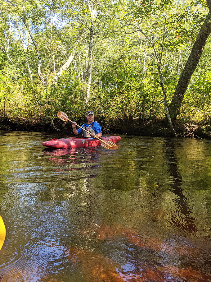 A paddler's paradise awaits as this kayaker discovers the joy of floating through nature's own living museum of Pine Barrens ecology.