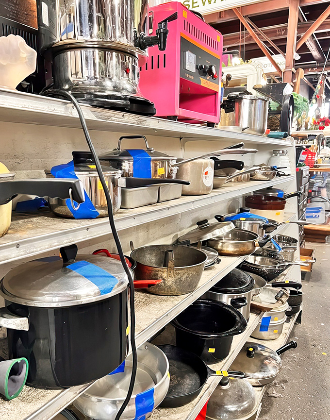 Pots, pans, and kitchen gadgets galore&mdash;each with its own culinary history and ready for new recipes to be created.