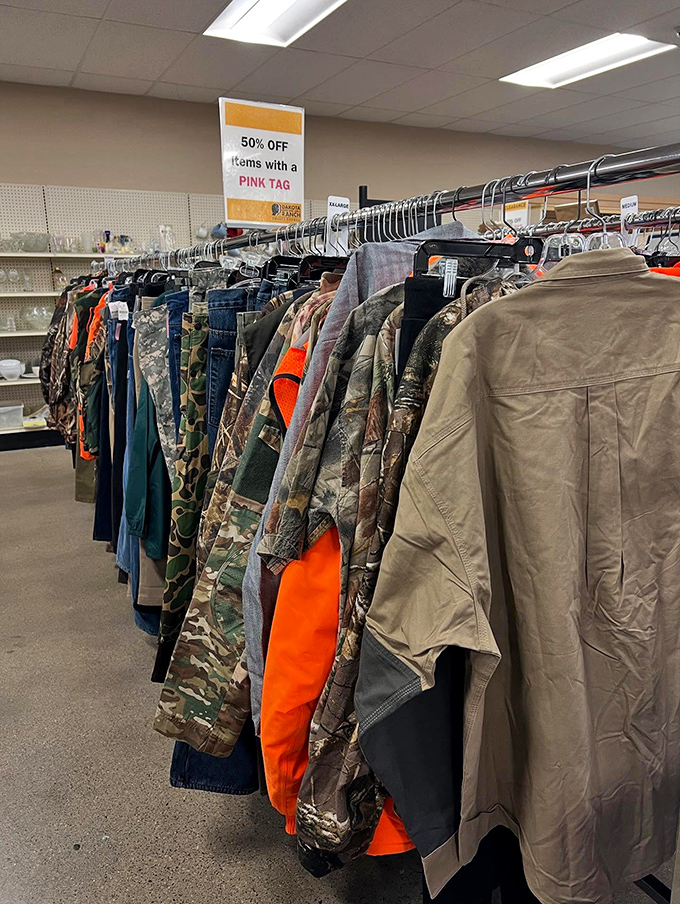 Hunting for camo? This rack offers enough options to disappear into any landscape&mdash;or just blend in at your next outdoor gathering.