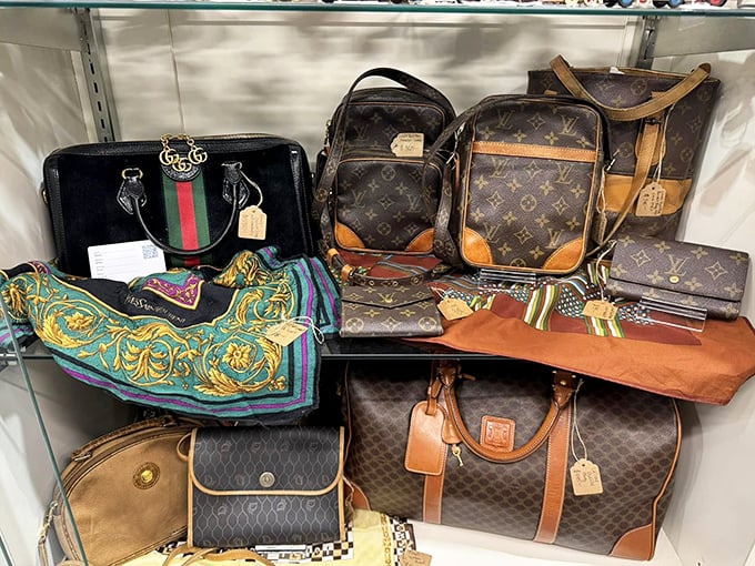 Designer bags proving that quality craftsmanship outlasts trends, decades, and questionable fashion advice from magazines.