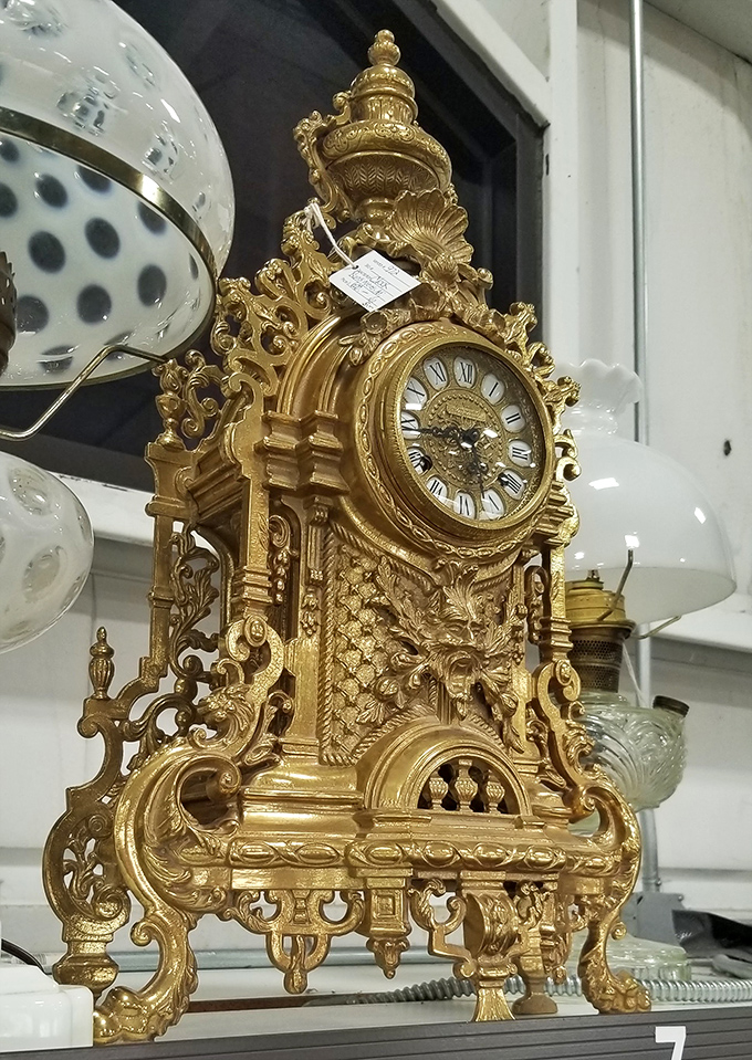 Golden mantel clocks once commanded living room respect before smartphones turned timekeeping into pocket convenience everywhere.