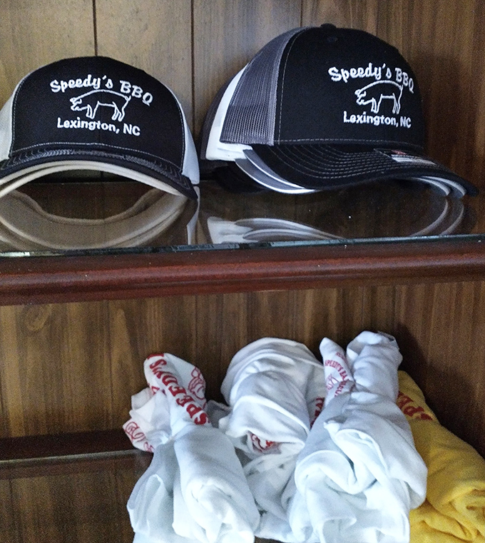 When the barbecue is this good, you want to wear the evidence&mdash;Speedy's merch lets you pledge allegiance to pork long after you've left.