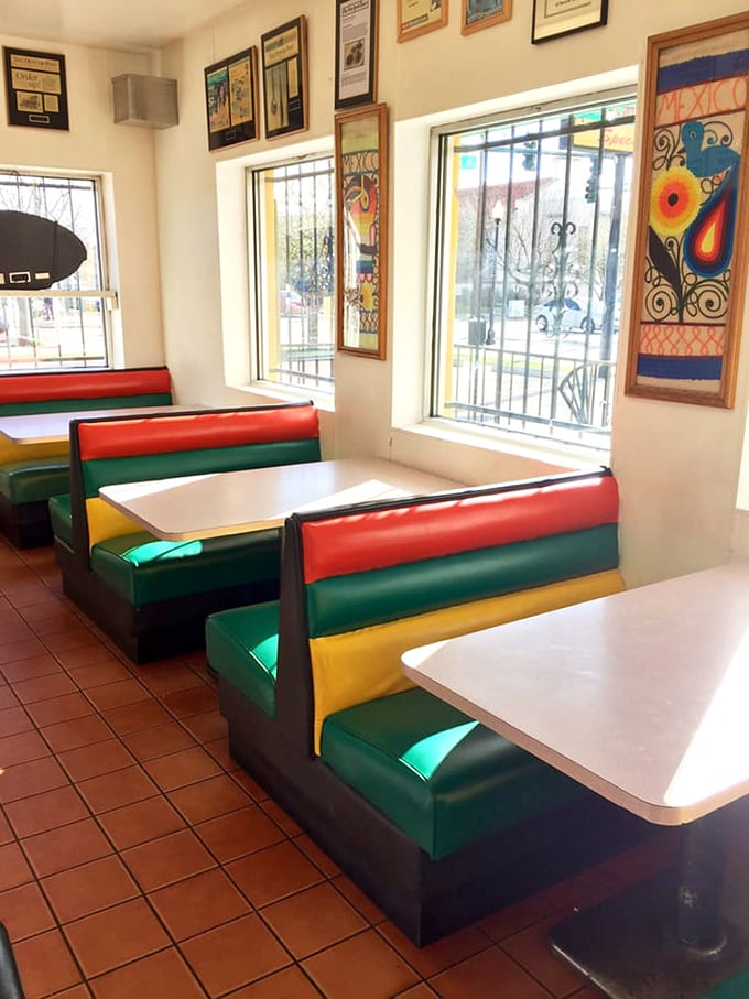Booths upholstered in the colors of the Mexican flag aren't just seating&mdash;they're cultural embassies where flavor diplomacy happens daily.