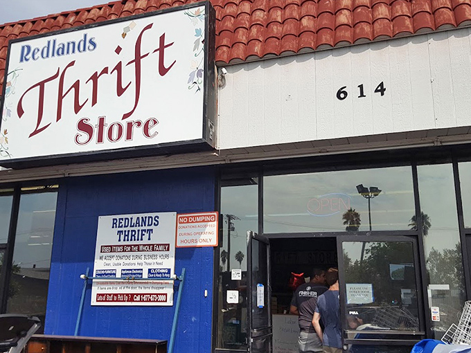 The exterior view that doesn't hint at the wonderland within. Like judging a book by its cover, you'd never guess the treasures hiding behind that simple storefront.