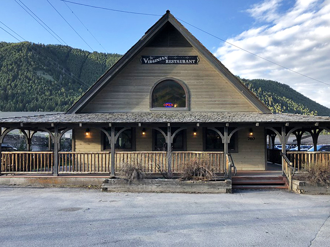 The Virginian's fa&ccedil;ade against mountain backdrops is Wyoming's version of a Renaissance painting&mdash;rustic, majestic, and promising good things inside.
