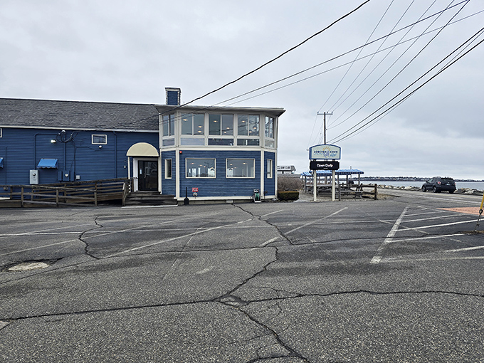 The view from the parking lot promises more than just a meal&mdash;it's the appetizer to a full sensory experience.