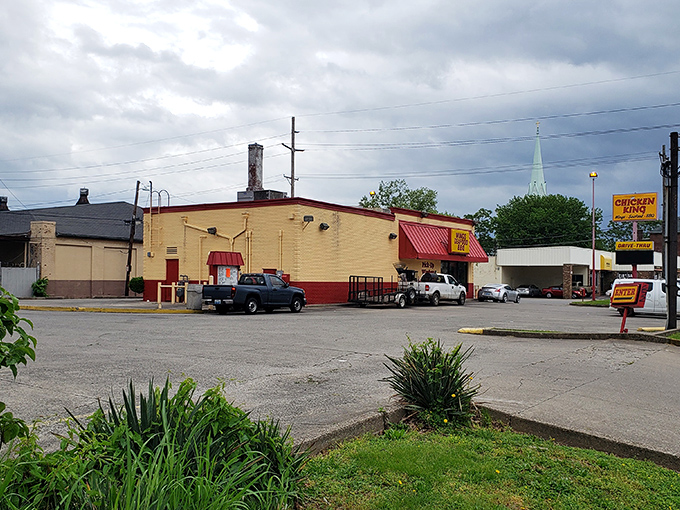 Plenty of parking because this place knows you're coming back with friends once you taste that chicken.