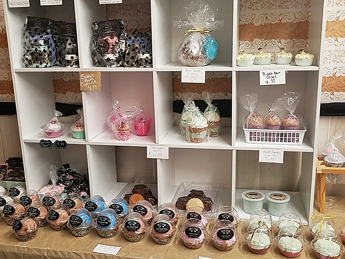 Bath bombs and beauty treats arranged like candy &ndash; self-care never looked so deliciously tempting.