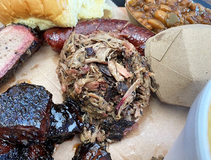 Pulled pork that actually deserves the name&mdash;tender, smoky, and ready for its close-up. This isn't just meat; it's a meditation.