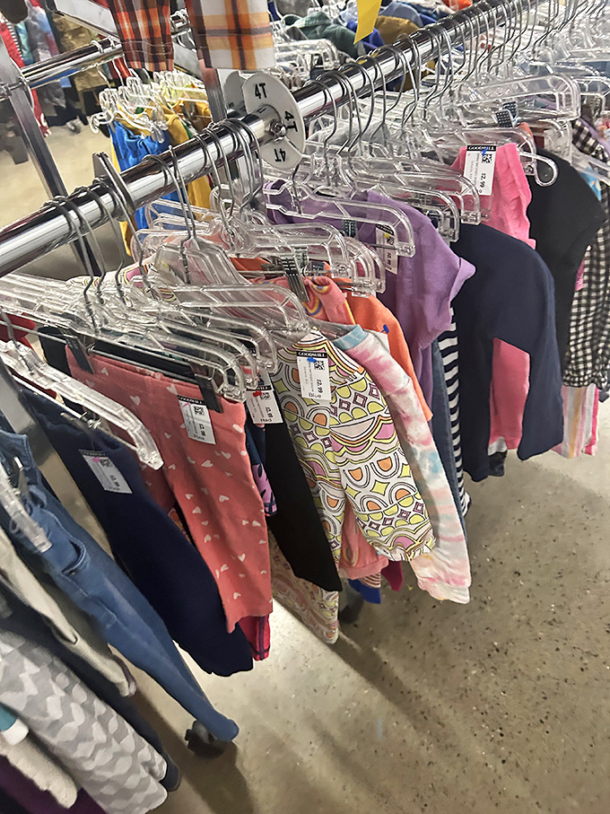 Tiny fashions for tiny humans&mdash;where parents discover that kids' clothes barely have time to be worn before they're outgrown.