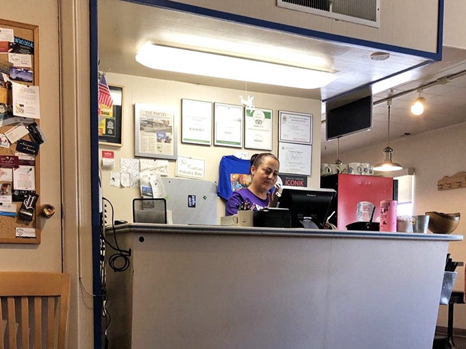 The front desk &ndash; where countless hungry souls have heard those magical words: "Your table is ready." 
