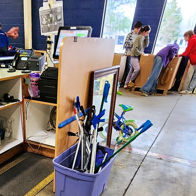 The checkout area &ndash; the final frontier between treasure hunters and their newfound prizes. Victory has never been so affordably sweet.