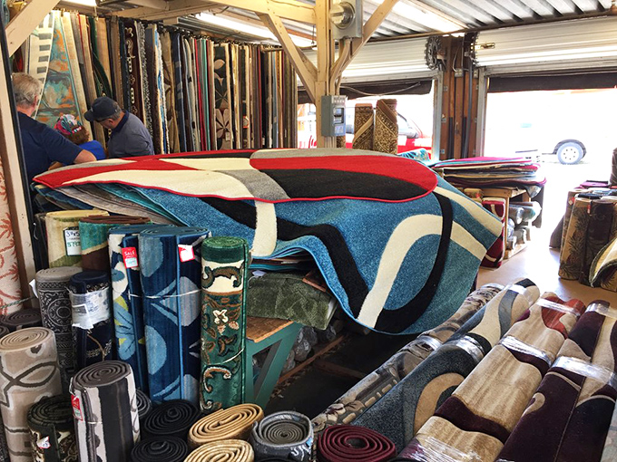 Rug wonderland where floor coverings become works of art. Finding one might be the start of redecorating your entire home.