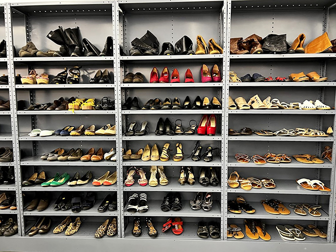 The Cinderella section&mdash;where every shoe is hoping to find its perfect match and live happily ever after on someone's feet.