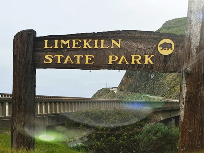 The park entrance sign that signals your transition from "Are we there yet?" to "I never want to leave."