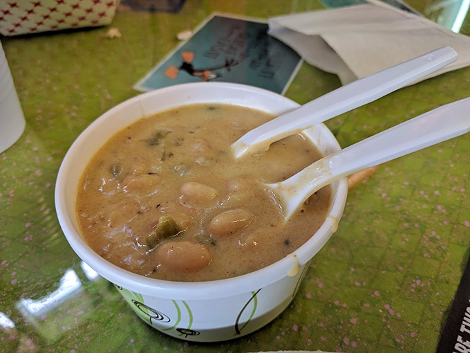 Homemade soup that looks this hearty and creamy is exactly what you need on a chilly Wyoming afternoon.