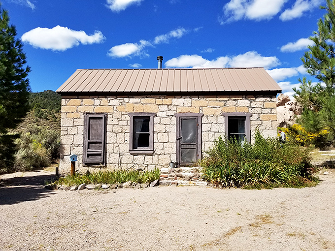 Pioneering architecture: This historic stone cabin has weathered more Nevada seasons than most Vegas casinos, and looks better for it.