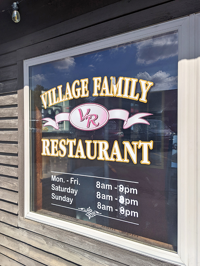 Those hours on the window aren't just a schedule&mdash;they're a promise that good food awaits, seven days a week.