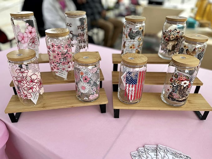 Tiny works of art in glass form. These decorated tumblers prove that Montana creativity comes in all shapes and sizes.