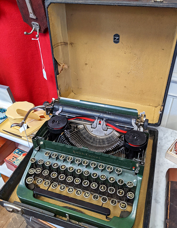 This Smith-Corona typewriter has probably written more love letters than all of today's text messages combined.