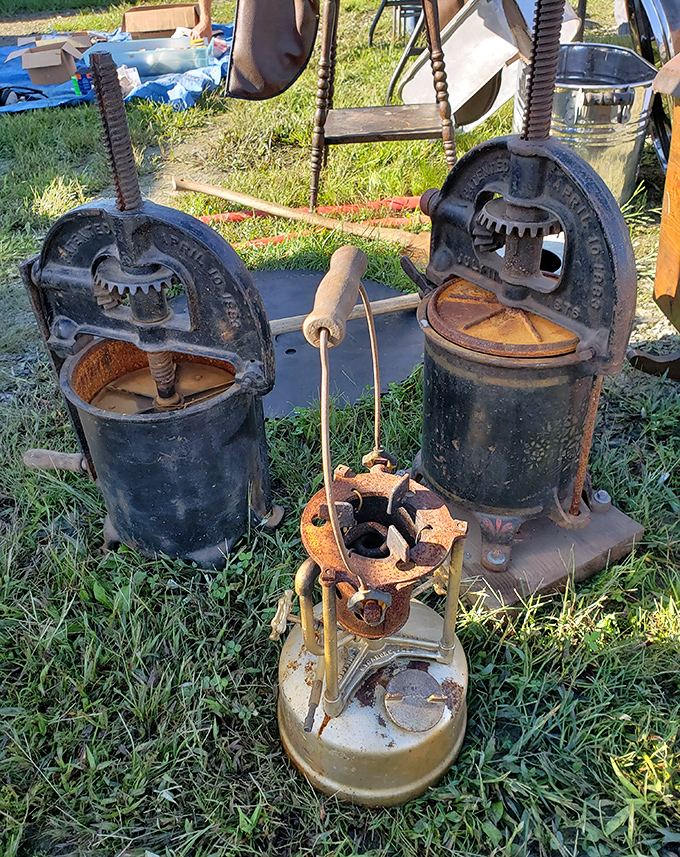 Cast iron that outlived its original owners stands ready for another century of service. They truly don't make them like this anymore.