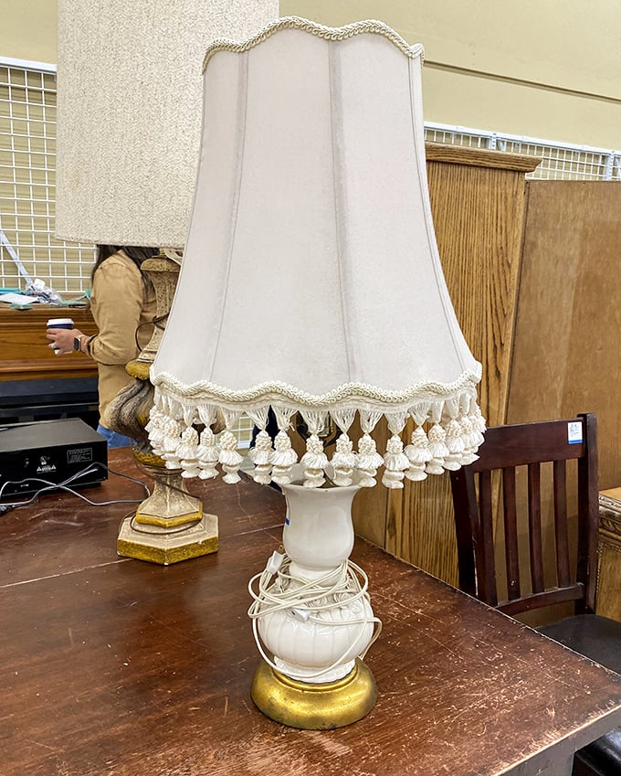 This tasseled lamp isn't just lighting&mdash;it's a conversation piece straight out of a Wes Anderson film set, waiting for its second act.