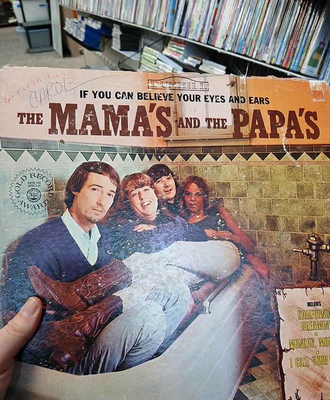 Vinyl treasures await! The Mamas and the Papas album reminds us that California Dreamin' is just a needle-drop away, even in North Dakota.