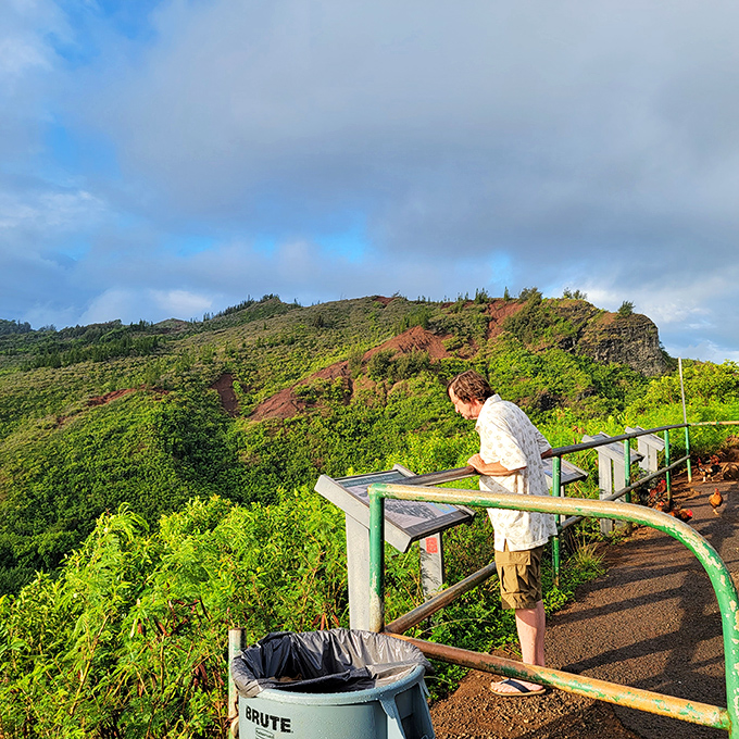 Sometimes the best views require a moment of contemplation&mdash;and a conveniently placed information board.