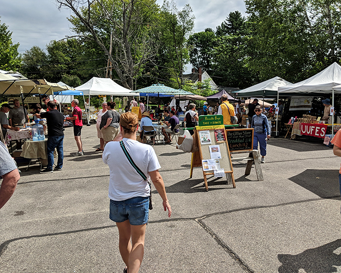 Market day brings the community together in a dance of commerce and conversation. The real product here? Connection.