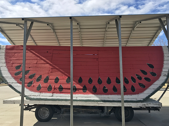 The attention to detail is impeccable&mdash;those perfectly painted seeds make this the Sistine Chapel of roadside fruit attractions.