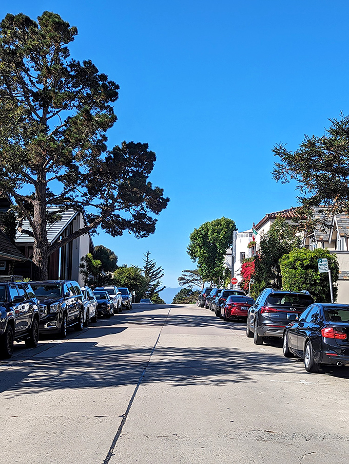 In Carmel, even the streets themselves promise ocean views at the end&mdash;like nature's own reward for a leisurely stroll through paradise.