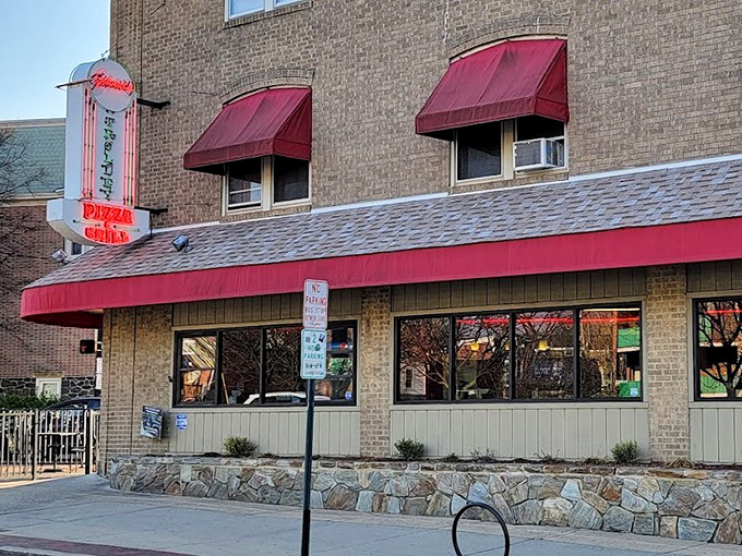Corner buildings like this become neighborhood landmarks, anchoring communities with good food and familiar faces for decades running.